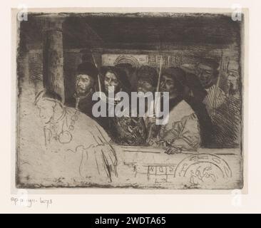Archers of the Antwerp Schutterij, Henri Leys (Baron), 1865 print paper ...