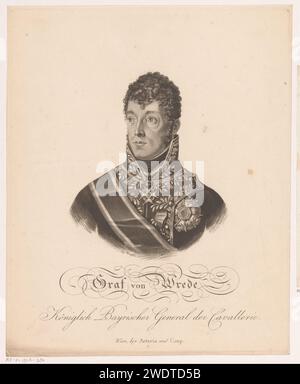 PortraT van Carl Philipp von Wrede, Friedrich Wilhelm Bollinger, 1814 ...