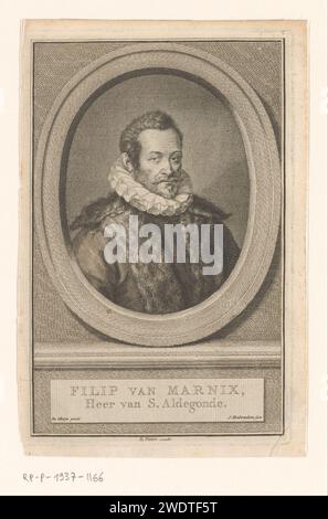 Gheyn, Jacob de, Amsterdam, Houbraken, Jacob, Portrait of Philip of ...