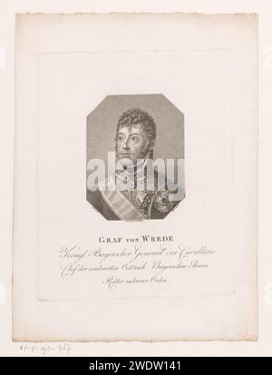 PortraT van Carl Philipp von Wrede, Friedrich Wilhelm Bollinger, 1814 ...