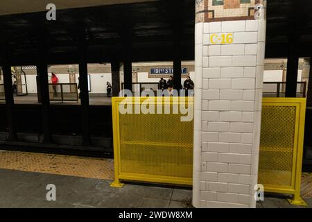 MTA installed barriers to protect customers in pilot program on 191st ...