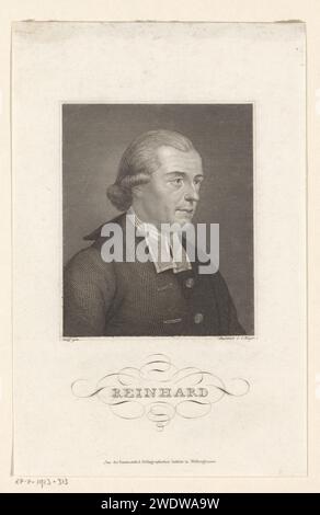 Portrait van Franz Volkmar Reinhard, Christian Friedrich Stölzel, After ...