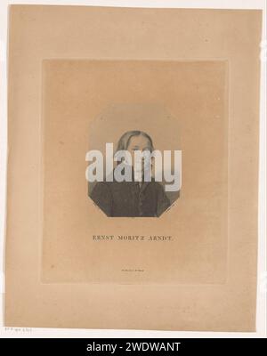 PortraT van Ernst Moritz Arndt, Robert Trossin, 1830 - 1896 print print ...
