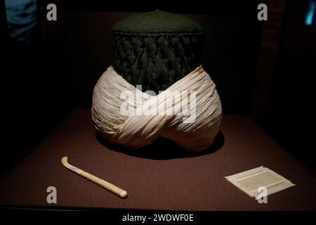 ISTANBUL - TURKEY - JANUARY 5 2024 - Cerimonial Kaftan at the imperial ...