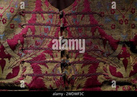 ISTANBUL - TURKEY - JANUARY 5 2024 - Cerimonial Kaftan at the imperial ...