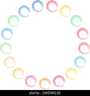 Simple color wheel with SDGs image, Vector Illustration Stock Vector ...