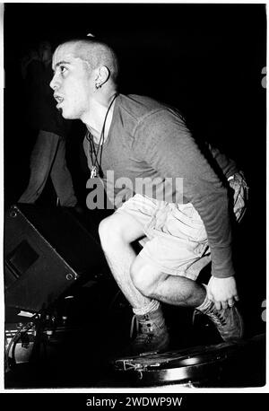 Heitham Al-Sayed of Senser playing live at Cardiff University, Cardiff ...