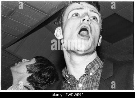 A young Martin Rossiter of the band Gene playing at Glamorgan ...