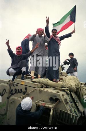 First Gulf War: 1st March 1991 Following the liberation of Kuwait ...