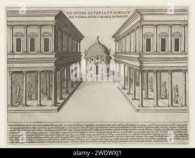 Porticus van Octavia Te Rome, Giovanni Battista Piranesi, 1748 - 1778 ...