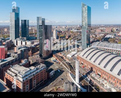 Axis Tower. Manchester, UK Stock Photo - Alamy