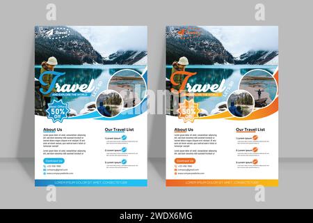 Travel brochure template Stock Vector Image & Art - Alamy
