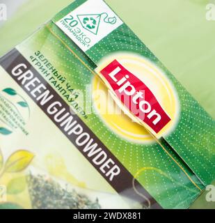 Lipton Gunpowder tea Stock Photo - Alamy