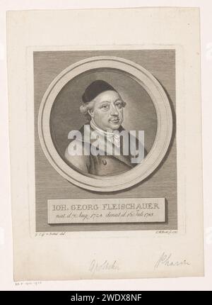 Portrait van Christoph Gottlieb von Murr, Christoph Wilhelm Bock, in Or ...