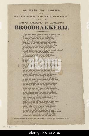 Poem about the General Mechanical Bread Bakery, De Verheugde Bakker ...