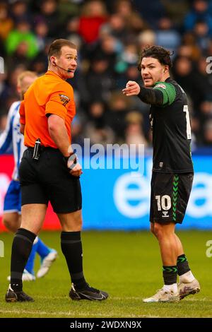 Referee Anthony Backhouse during the Coventry City v Ipswich Town Sky ...