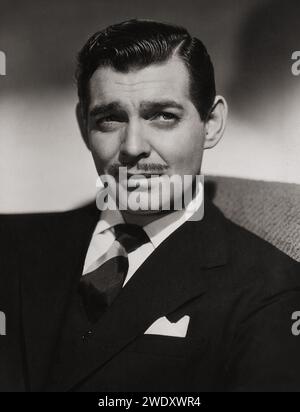 Clark Gable. Portrait of the American actor, William Clark Gable (1901 ...