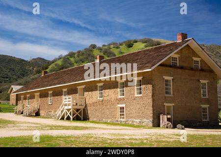 Barracks, Fort Tejon State Historic Park, California Stock Photo - Alamy