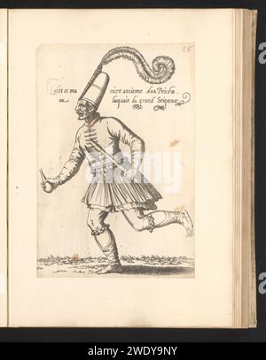 Running 'peich' or 'peicler' (lakkei) with ax and flask, Habit et ...