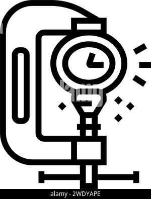 compression time management line icon vector illustration Stock Vector ...