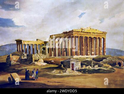 A picture of the Parthenon, the most famous temple of the Acropolis of ...