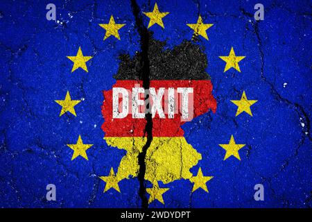 January 22, 2024: Symbolic image DEXIT, the hypothetical exit of ...