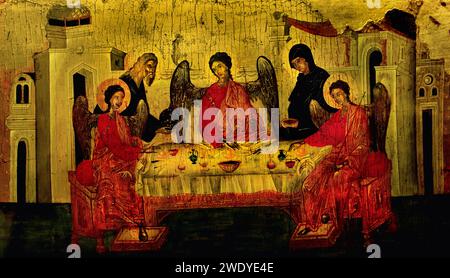 Hospitality of Abraham, Symbolic representation of the Holy Trinity ...