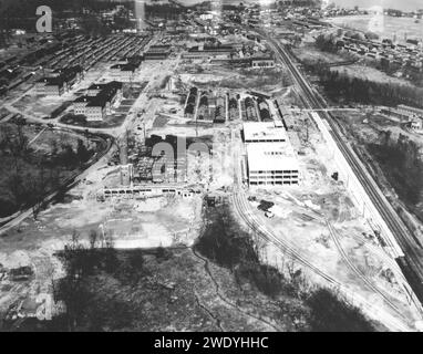 Aerial Photograph of the Marine Barracks in Quantico, Virginia Stock ...