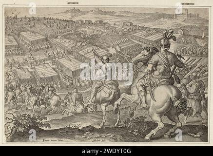 Aftocht van Pietro Strozzi tijdens de slag bij Marciano Stock Photo - Alamy