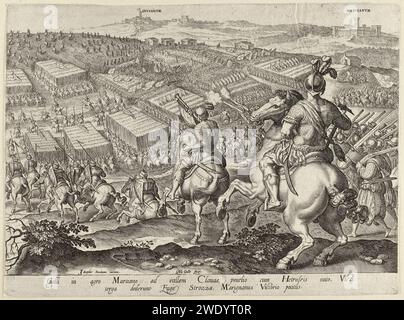 Aftocht van Pietro Strozzi tijdens de slag bij Marciano Stock Photo - Alamy