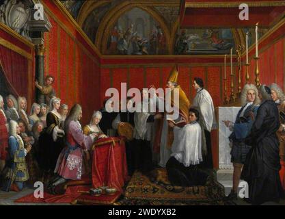 Agostino Masucci - The Solemnisation of the Marriage of James III and ...