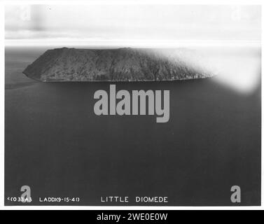 Alaska - Delta River through Little Diomede Island, Aerial Photograph ...