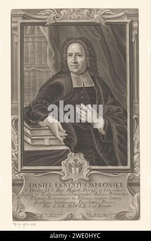 PortraT van Daniel Ernst Jablonski, Johann Georg Wolffgang, after ...