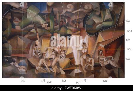 Albert Gleizes, 1912, Les Baigneuses, oil on canvas, Moderne de la ...