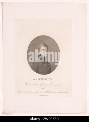 PortraT van August Wilhelm Antonius Neidhardt von Gneisenau, Friedrich ...