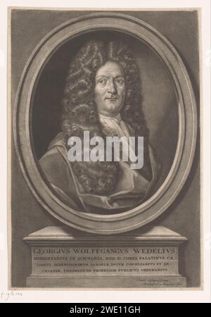 PortraT van Georg Wolfgang Wedel, Georg Andreas Wolfgang, after ...