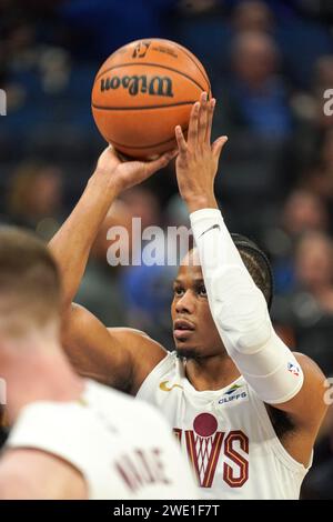 Cleveland Cavaliers forward Isaac Okoro goes to the basket against ...