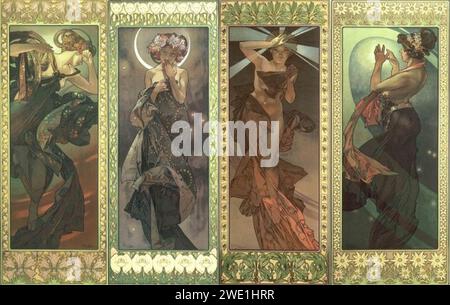 Alfons Mucha - The Moon, 1902 Stock Photo - Alamy