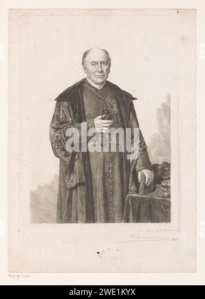 Portrait of a bishop, possibly Monsignor Lamy, Frans Lauwers, After ...