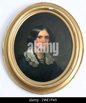 A portrait of Alice Cary in Cary Cottage, reflecting 19th-century ...
