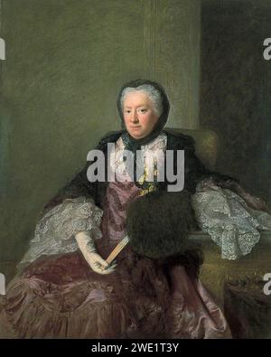 Allan Ramsay (1713-1784) - Mrs Anna Bruce of Arnot (d.1810 Stock Photo ...