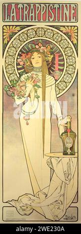 The Trappistine 1897 by Alphonse Mucha Stock Photo - Alamy