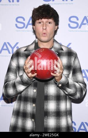 Zach Justice attends the 10th annual Paul Rudd All-Star Bowling Benefit ...
