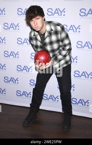 Zach Justice attends the 10th annual Paul Rudd All-Star Bowling Benefit ...