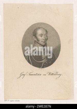 Portrait van Friedrich Bogislav Emanuel, Count Tauentzien von ...