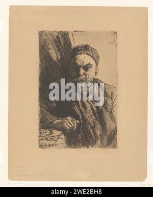 Paul Verlaine II, Portrait of the French poet Paul Verlaine, second ...
