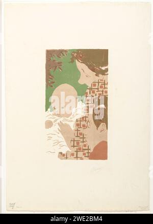 Portraits of Bonnard's sister, Andrée Terrasse with her son Jean and a ...
