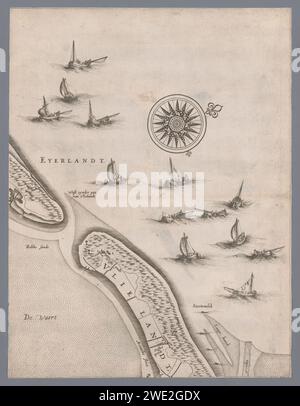 Map of Vlieland Stock Photo - Alamy