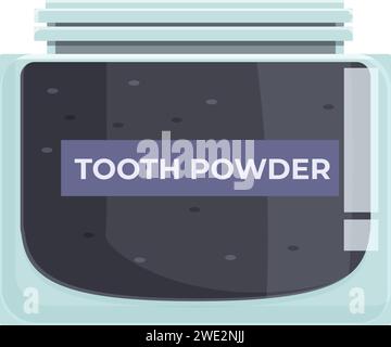 Soda tooth powder icon cartoon vector. Shower body. Cream tool Stock ...