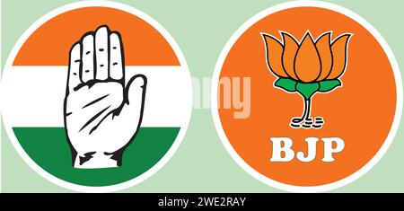 INC party, Indian National Congress party flag, Political Party sign, Congress Party symbol ...
